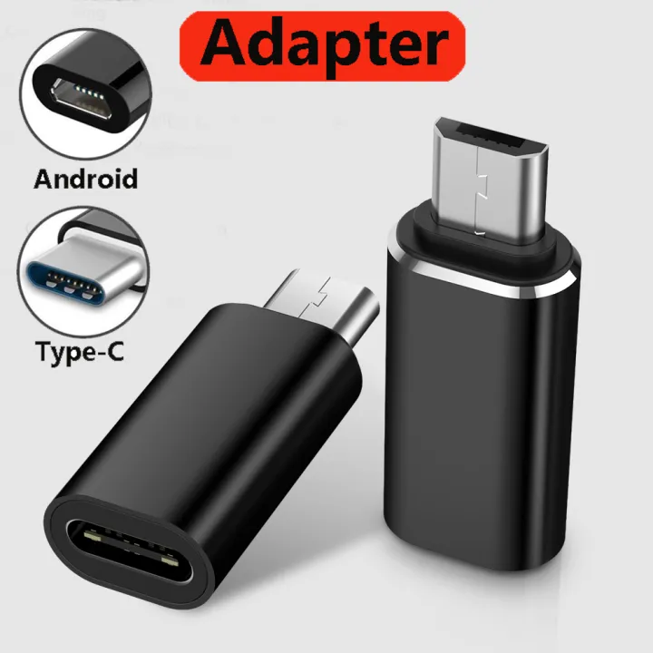 Adapter For IPhone Lightning To Type-C Android Micro USB Type C TypeC ...
