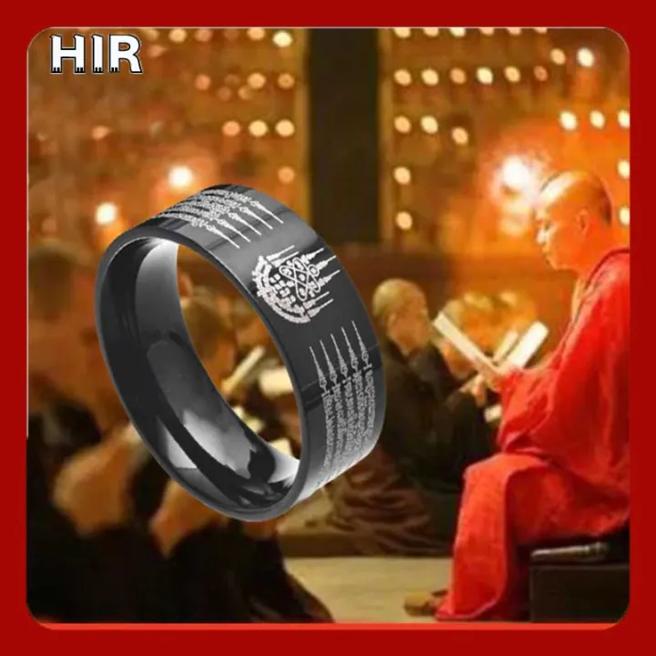 Hir-💥100% Authentic💥 Amulet ring 8mm. Tungsten carbide, ring. 5 rows of ...
