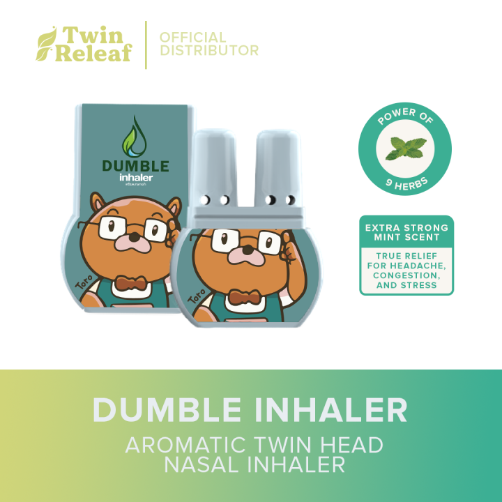 Twin Releaf Dumble Double Head Inhaler [Soothing Vapors, Relieves Nasal ...