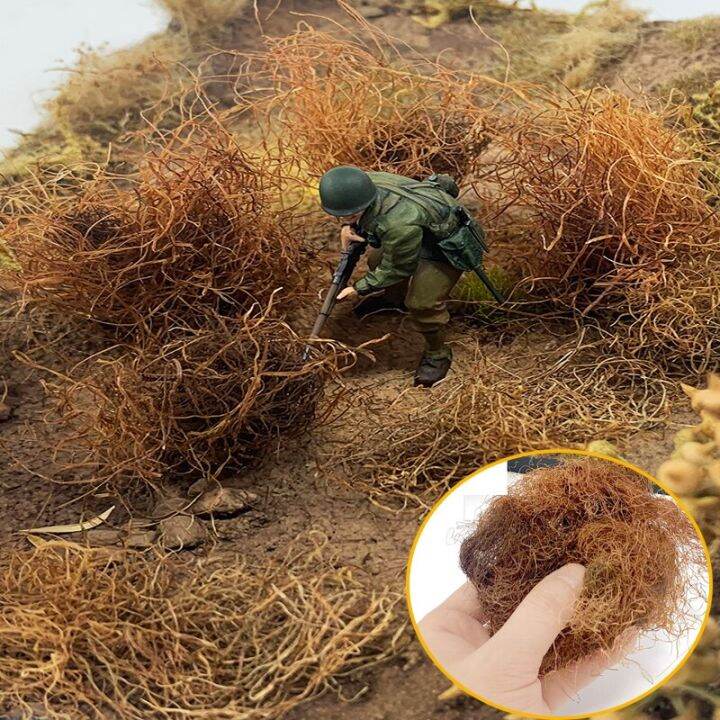 Diorama Simulation Grass DIY Model Making Military Handmade Scene Model ...