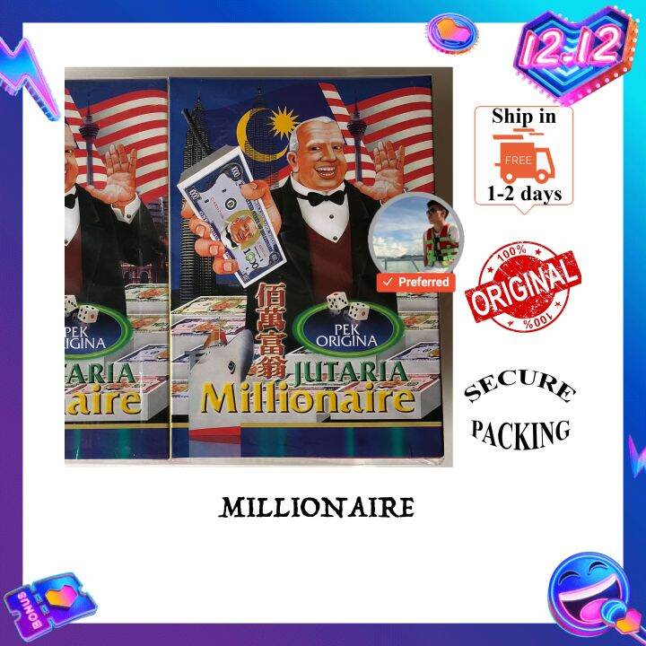 **READY STOCK** Millionaire Jutaria / Billionaire - Board Games **READY ...