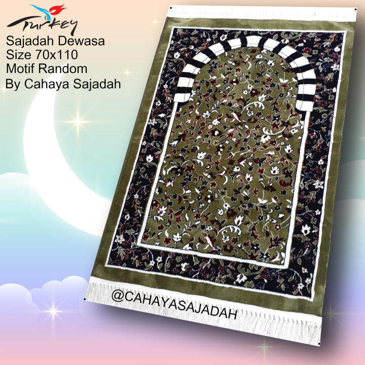 Sajadah karpet sajadah mewah Sajadah imam 70*110 Sajadah turki sajadah ...