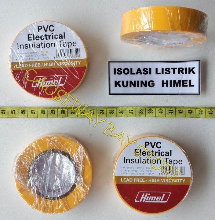 ISOLASI LISTRIK KUNING HIMEL | Lazada Indonesia