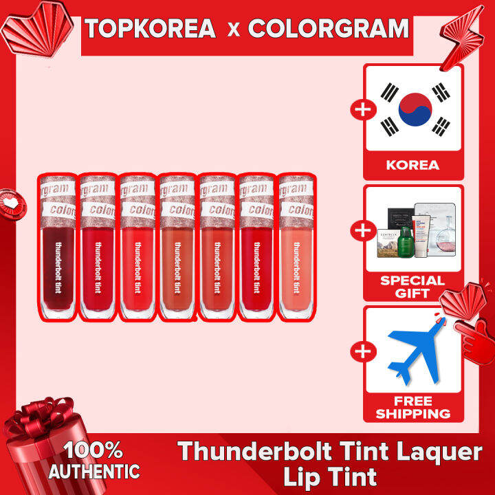 ★Colorgram★ Thunderbolt Tint Laquer 4.5g (7 shades) Lip Tint / TOPKOREA ...