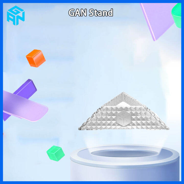 GAN Stand, Speed cube Display stand Triangle Transparent Bracket base | Lazada PH