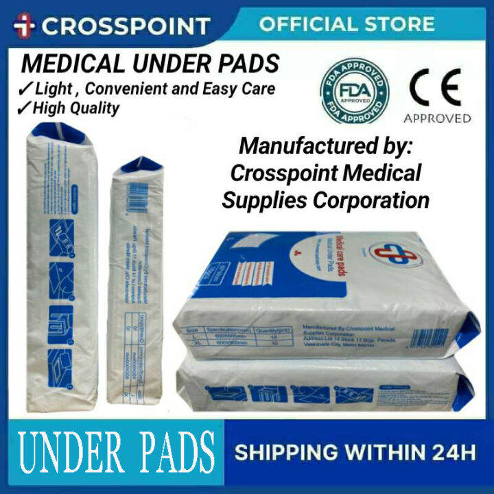 CROSSPOINT MEDICAL UNDER PADS | Lazada PH