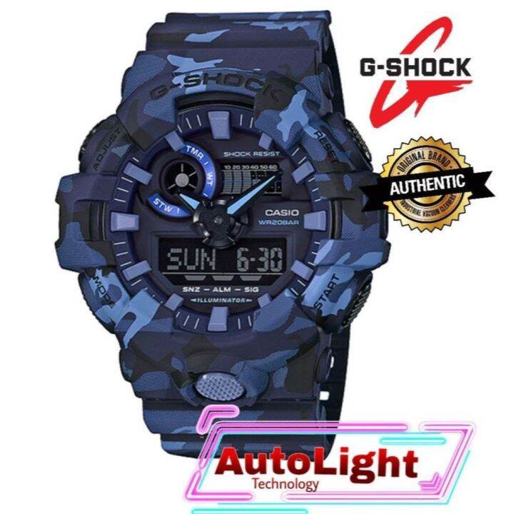 G SHOCK ORIGINAL GA-700 CM-2A / GA700 / GA700 AUTOLIGHT CAMOUFLAGE ...