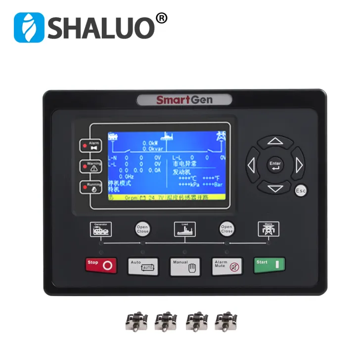 SmartGen HGM9320CAN Auto Start Stop เครื่องกำเนิดไฟฟ้าดีเซล Controller โมดูลหน่วย Timing ...