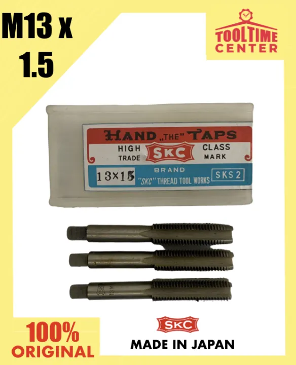 SKC 3 pc. Hand Tap Set M13x1.5 Made in Japan | Lazada PH