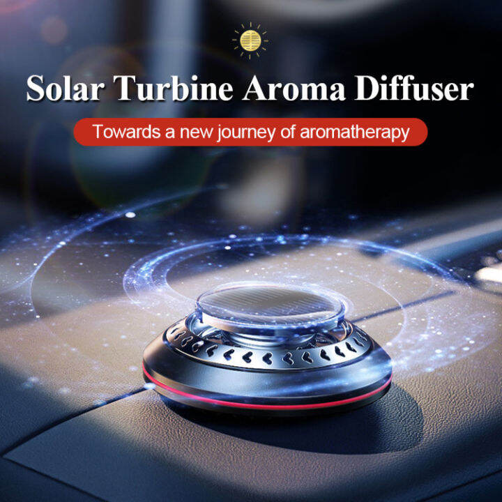 bungee Solar rotating flying saucer car aromatherapy diffuser | Lazada PH