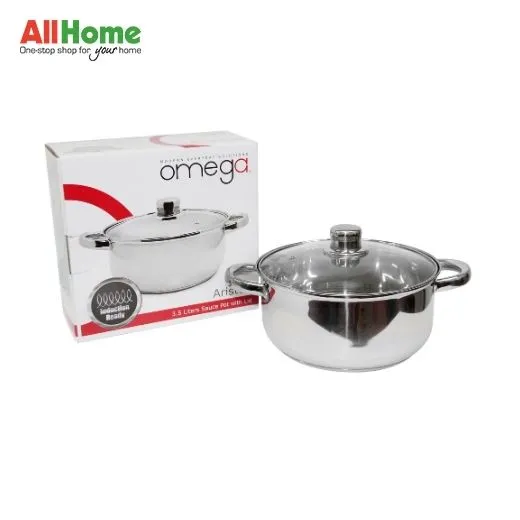 OMEGA Ariston Stainless Steel Sauce Pot 22cm | Lazada PH