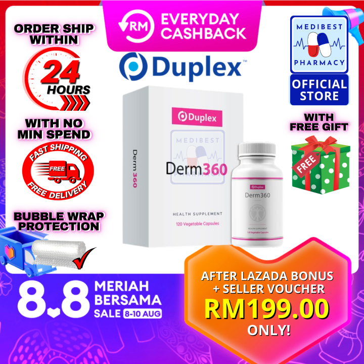 Duplex Derm360 (120 Vegetable Capsules) | Lazada