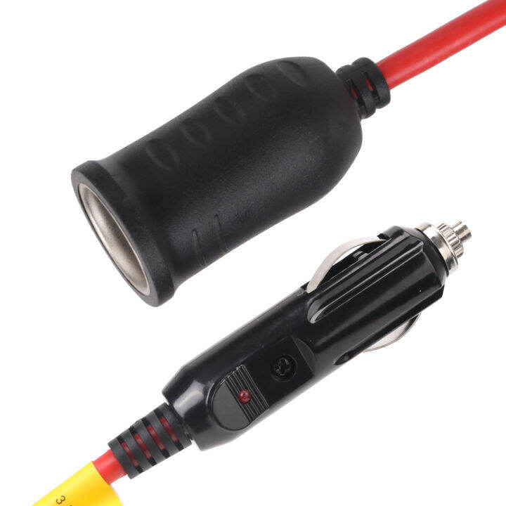 3.6 M Socket Car C-igarette Lighter Extension Cord with 15A Fuse Auto ...