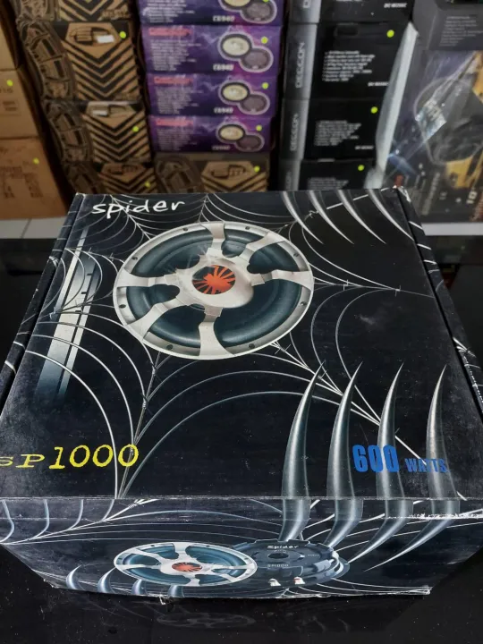 Spider SP1000 ดอกซับ 10" 600Watts 4Ohms เสียงไม่ธรรมดา ขับแน่น เบสลึก ...
