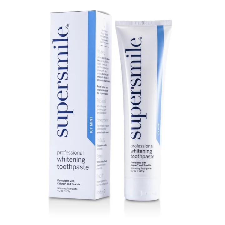 SUPERSMILE - Professional Whitening Toothpaste - Icy Mint 119g/4.2oz ...