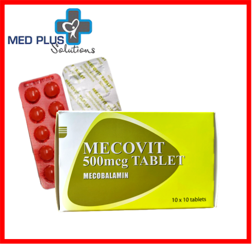 Mecovit 500mcg Tablet Mecobalamin 10strips (100 tablets) (Exp: 12/2025 ...