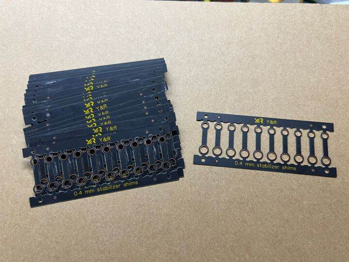 Y&R Keyboard Stabilizers Shims 0.4mm Fr4 For 1.2mm PCB Mounted Stabilizers | Lazada PH