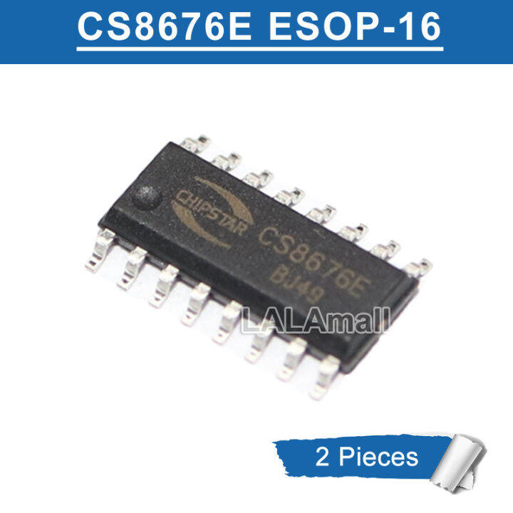 2pcs CS8676E ESOP-16 CS 8676 E SOP-16 SMD Class-D Audio Power Amplifier Chip IC new original ...