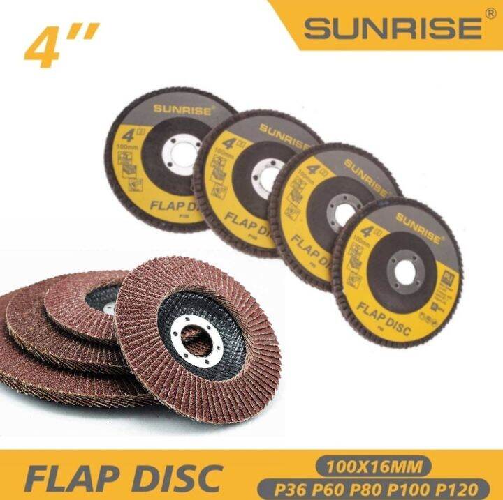 SUNRISE Flap Disc #33-#120 (PER PCS) | Lazada PH
