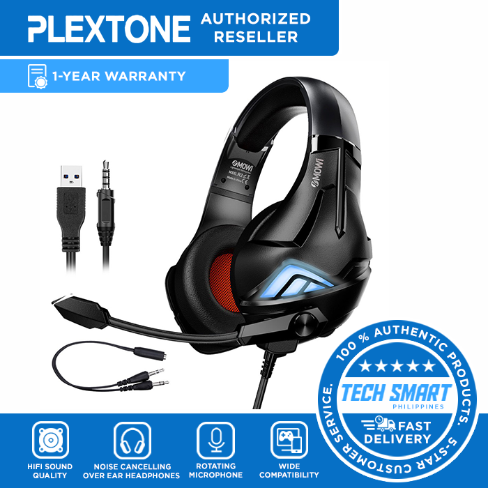 PLEXTONE xMOWi R2 Stereo Gaming Headset for PS4 PC Xbox One PS5 ...