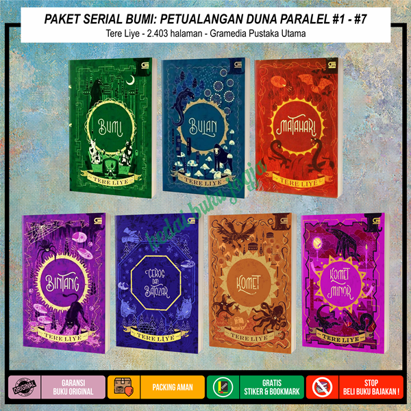 PAKET NOVEL SERIAL BUMI: PETUALANGAN DUNIA PARALEL #1 - #7 | Lazada Indonesia
