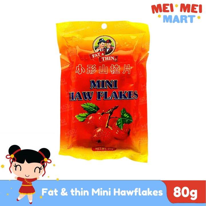 Fat & thin Mini Hawflakes 80g Haw Flakes | Lazada PH