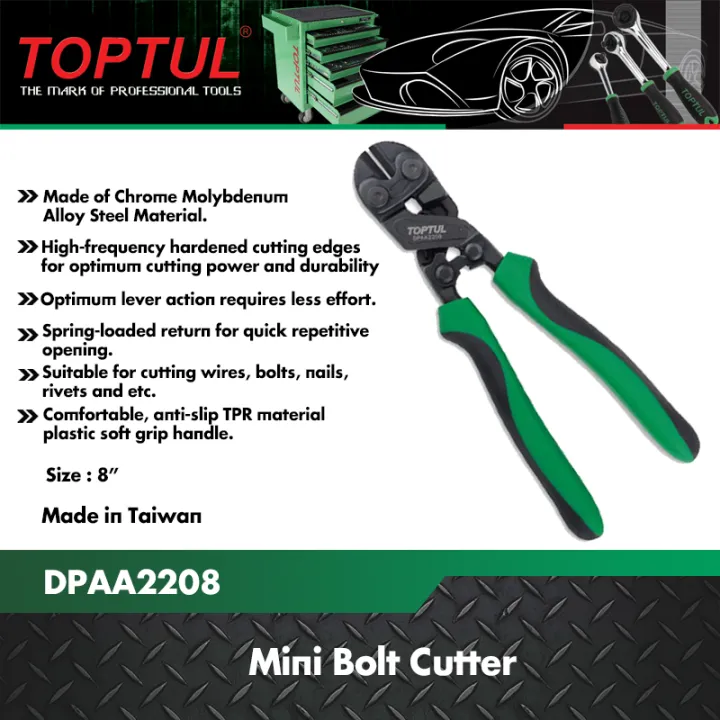 Toptul 8" Mini bolt cutter (DPAA2208) | Lazada PH