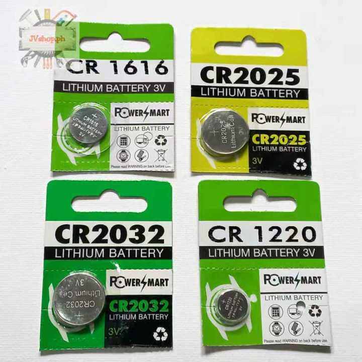 CR1616 CR2025 CR2032 CR1220 Original Powersmart Lithium Coin Cell Battery 3V | Lazada PH