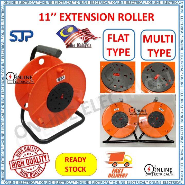 [HEAVY DUTY] EXTENSION ROLLER (FLAT TYPE / MULTI TYPE) | Lazada