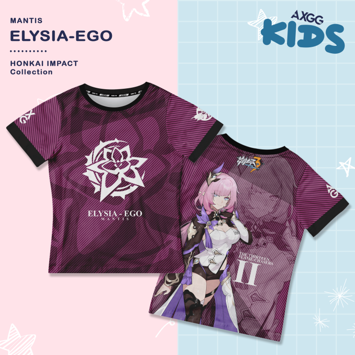 AXGG Kids "Honkai Impact - Flamechasers " Anime Unisex Shirt for Kids ...
