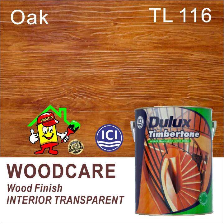 TL116 OAK ( 5L ) DULUX TIMBERTONE INTERIOR TRANSPARENT WOOD FINISH ...
