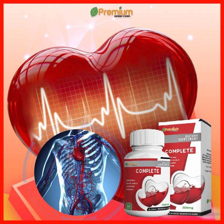 100% ORIGINAL COMPLETE HEART CARE SUPPLEMENTS for High Blood, Diabetic ...