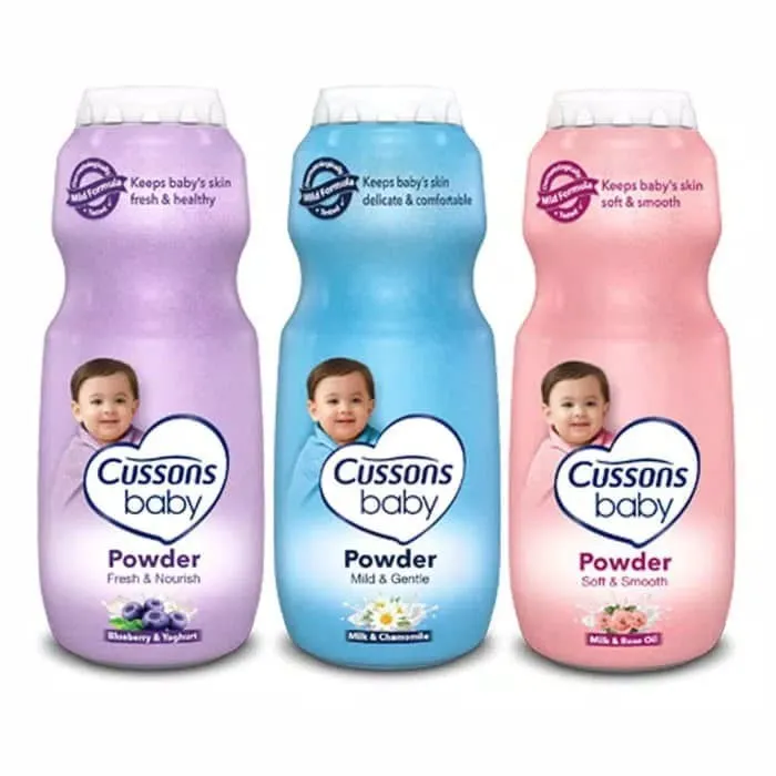 CUSSONS BABY POWDER SOFT&SMOOTH / MILD & GENTLE / FRESH & NOURISH 100 ...
