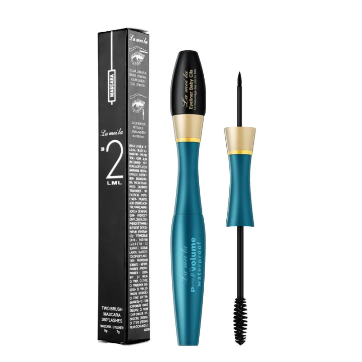 Lameila Dual 2In1 3D Lashes Pump Up Mascara Waterproof 5g 746 | Lazada PH
