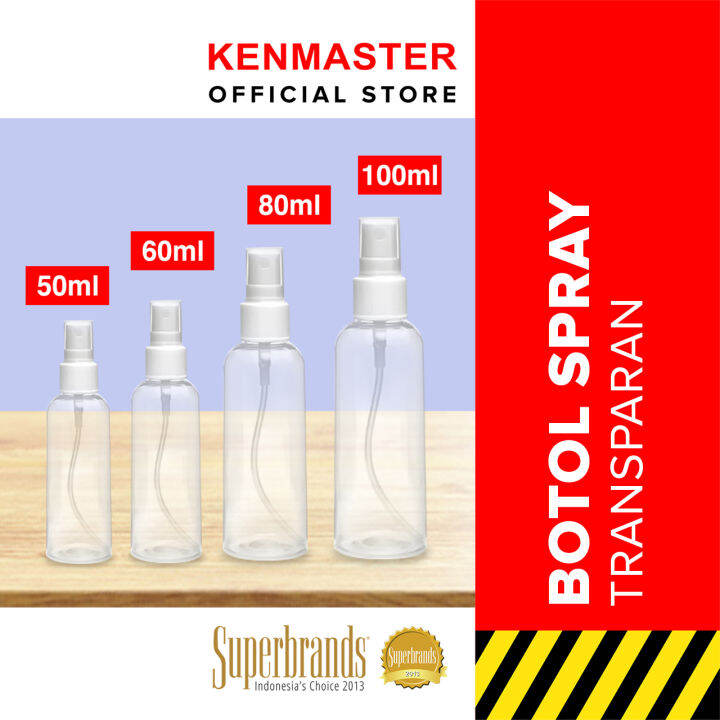 Botol Spray Refill 100 ml Plastik - Botol Isi Ulang Parfum Serbaguna ...
