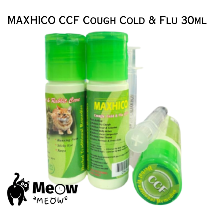 MAXHICO CCF Cough Cold & Flu Care For Cat/Rabbit - Ubat Selsema Deman ...