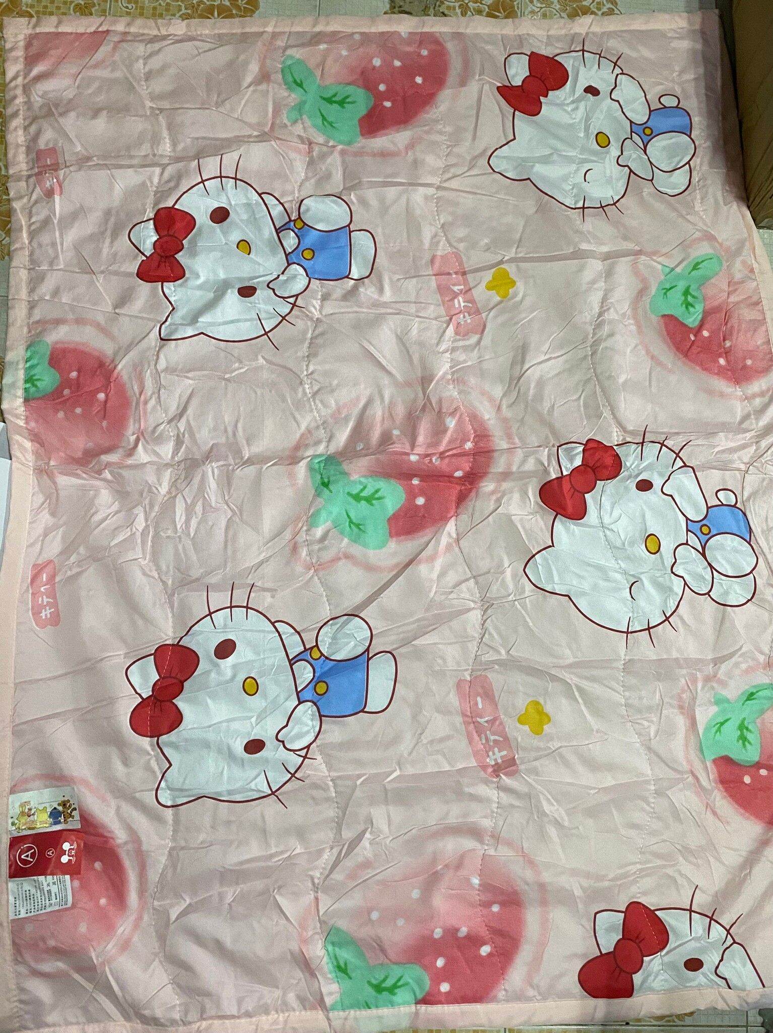 ผ้าห่มเด็กลายการ์ตูน 5 ฟุต งานผ้าฝ้ายญี่ปุ่น ระบายอากาศได้ดี ขนาด 150 x ...