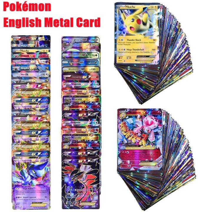 English Pokemon Card Vmax GX Tag Team EX Mega Game Battle Carte Trading ...