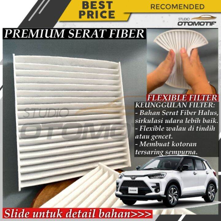 FILTER AC MOBIL TOYOTA RAIZE SERAT FIBER FIBERGLASS FILTER CABIN RAIZE ...