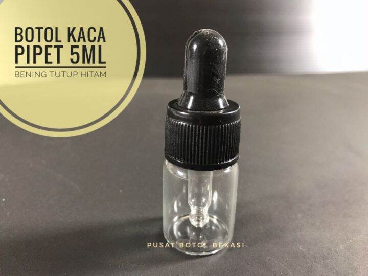 BOTOL PIPET KACA 5ML TIPIS BENING (ISI 50PCS) | Lazada Indonesia
