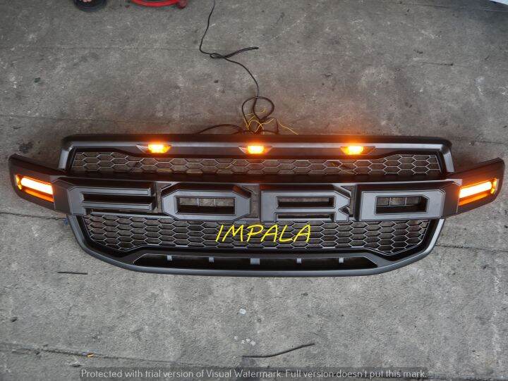 Ford Ranger 2023 Grille wildtrack / Sport / XLT with signal light led ...