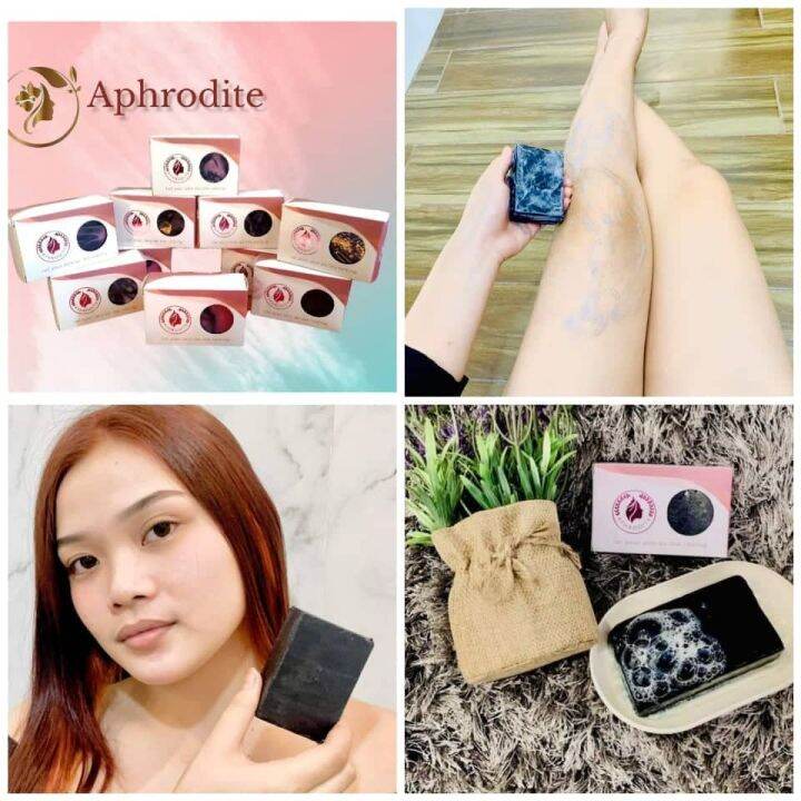 Promo Buy 1 Take 1 Aphrodite Charcoal Intensive Whitening Soap Para