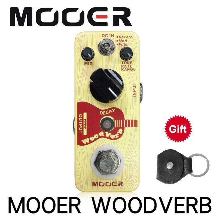 Mooer Woodverb Acoustic Guitar Reverb Pedal Analog Reverb Guitar ...