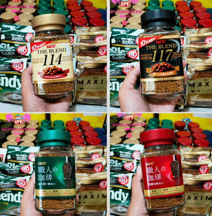 UCC Instant Coffee The Blend 117 114 113 118 Mocha Blend Special Blend ...