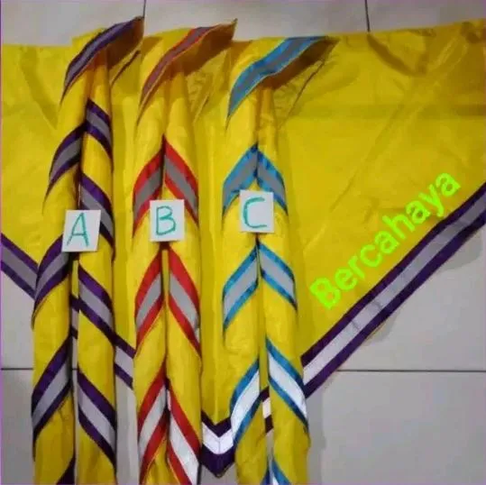 Scarf Pramuka Pita Bercahaya 2 Warna Scraf Pramuka Scraft Pramuka ...