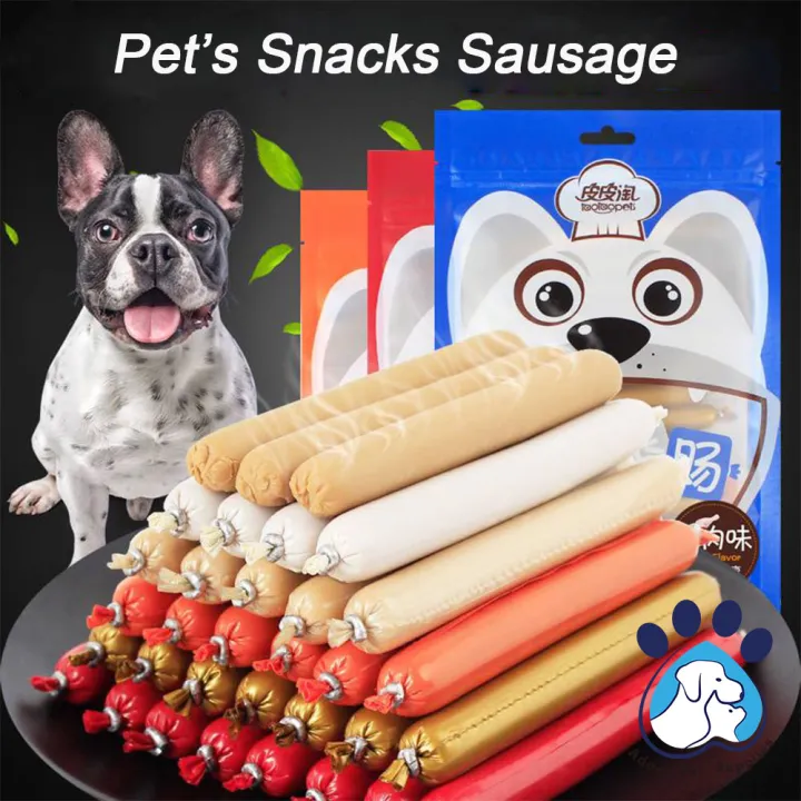 Adodo 1 pc 15G Pet's Treats Sausage Snacks Cat and Dog's Training Food ...