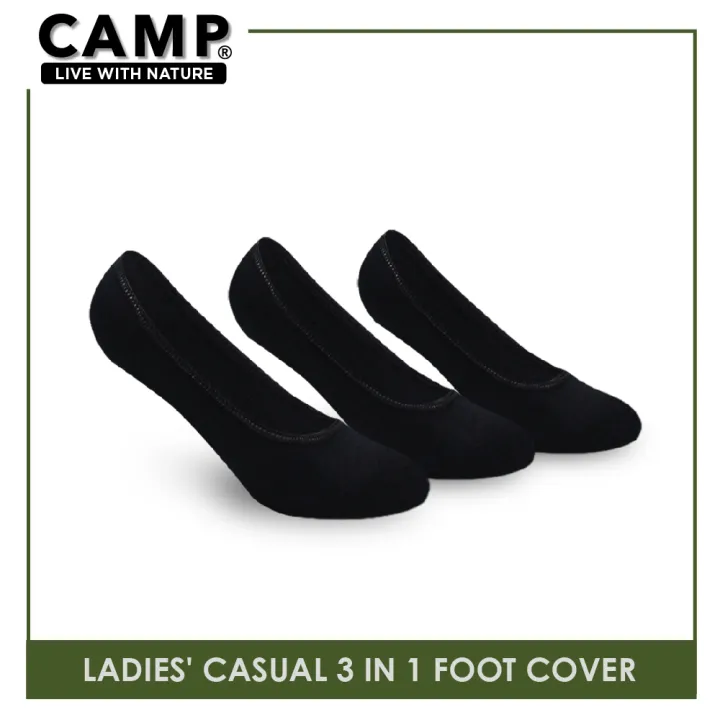 Camp Ladies’ Lite Casual Foot Cover 3 pairs in a pack CLCFG2 | Lazada PH