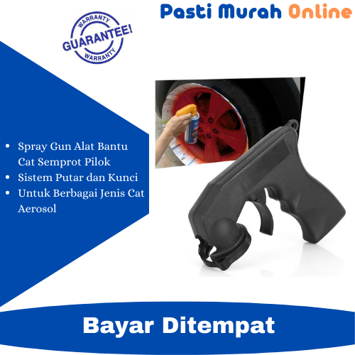 Spray Gun Alat Bantu Cat Semprot Pilok adaptor untuk kaleng cat spray ...