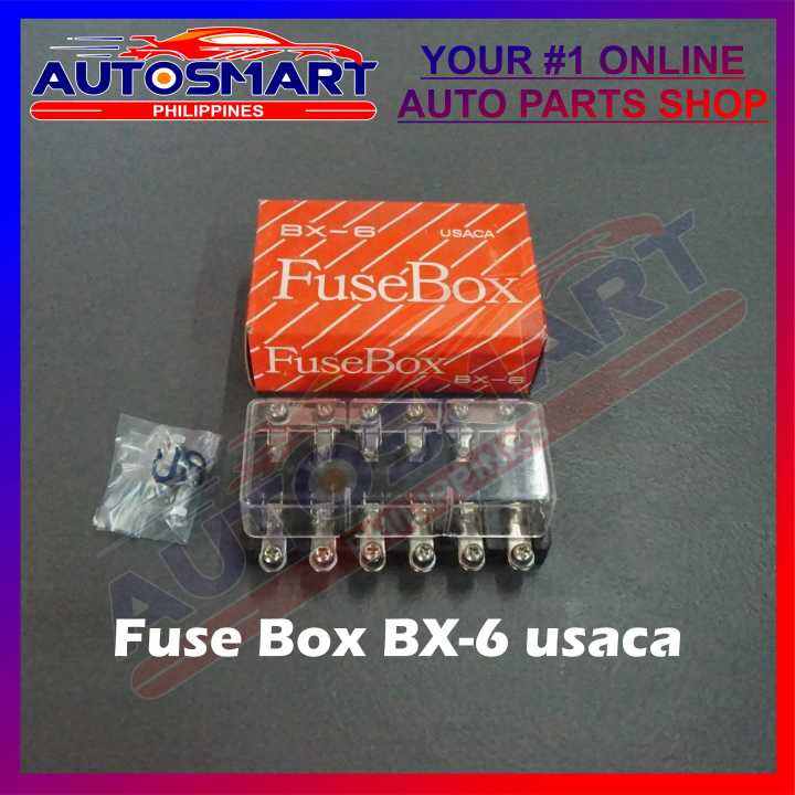 FUSE BOX 6 CONTACTS BX-6 UNIVERSAL FUSE BOX | Lazada PH