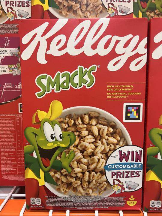 Kellogg's Smacks Puffed Wheat Cereal 375g [September 2023 Expiy ...